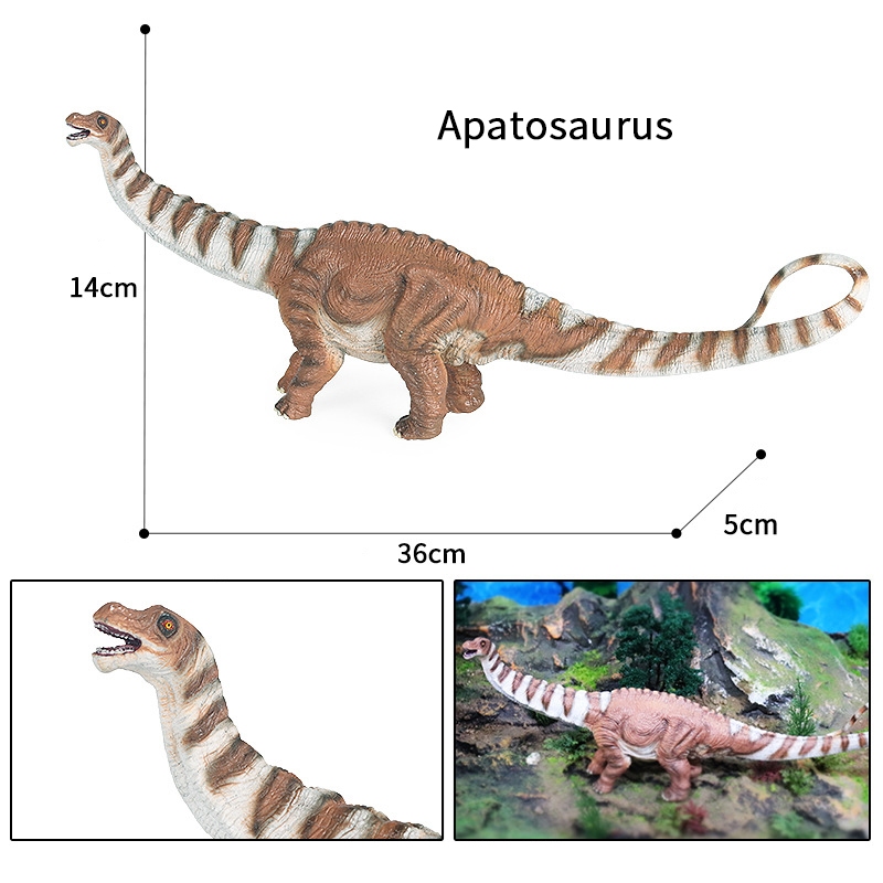 Children toy Jurassic simulation dinosaur model Brachiosaurus Puzzle Dragon apatosaurus ...