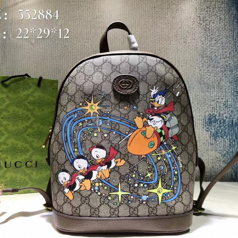 GU Unisex's Backpack 2024 New Classic Graffiti Backpack | Shopee ...