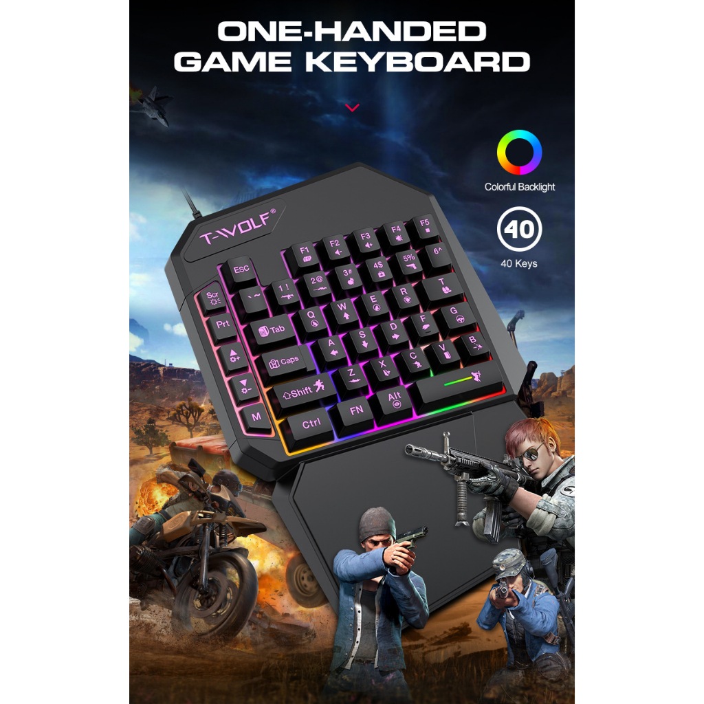 One-handed keyboard game mobile phone button artifact can be used with ...