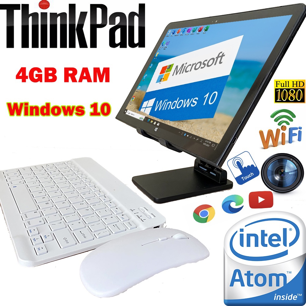 Lenovo ThinkPad 10 1st Gen Intel Atom Z3795 Quad Core 1.6Ghz 4GB RAM ...
