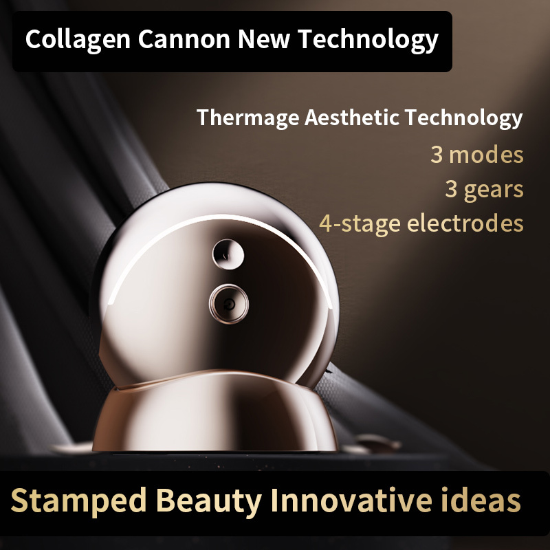 Collagen Regeneration Facial Massager EMS Beauty Instrument Red Light ...