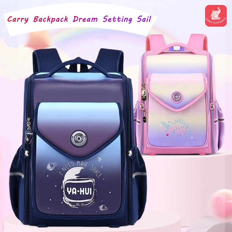 3D Unicorn Cute Student Backpack Boys and Girls Universal Children's ...