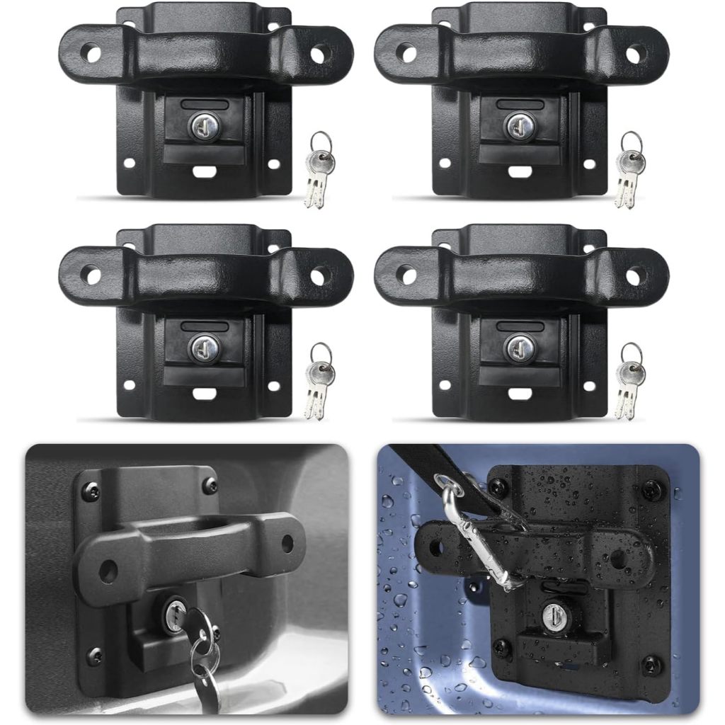 4 Pack Truck Tie Down Anchors Box Link Cleats Plates Compatible With