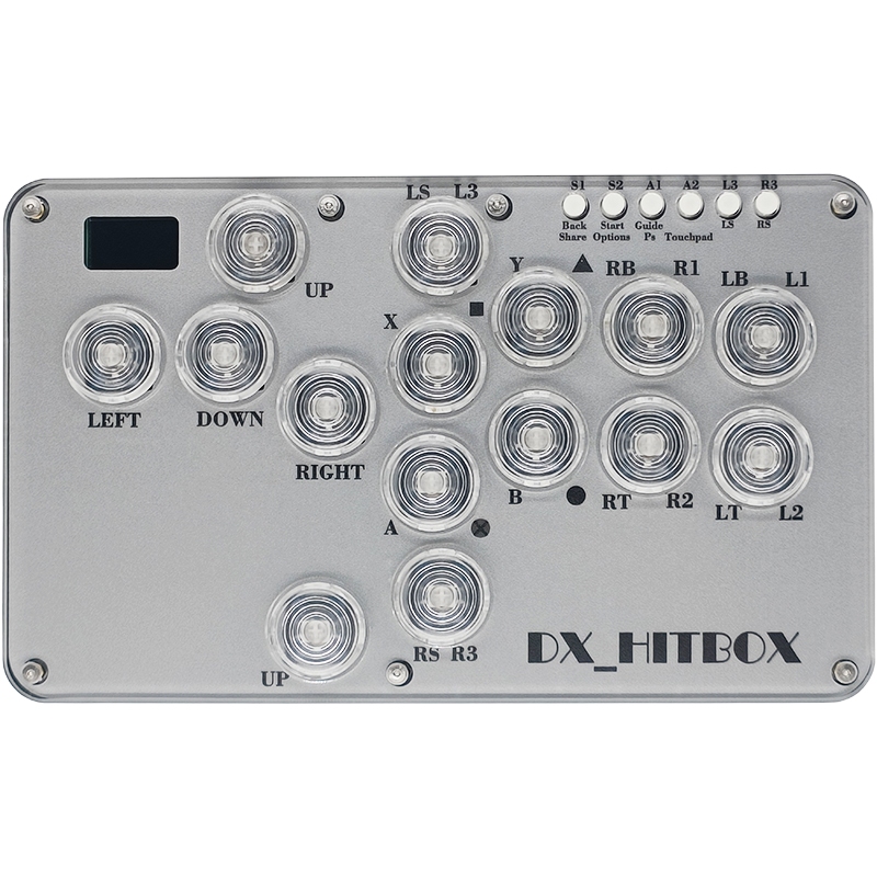 MINI Hitbox RGB Light aluminum alloy floor Stainless steel positioning ...