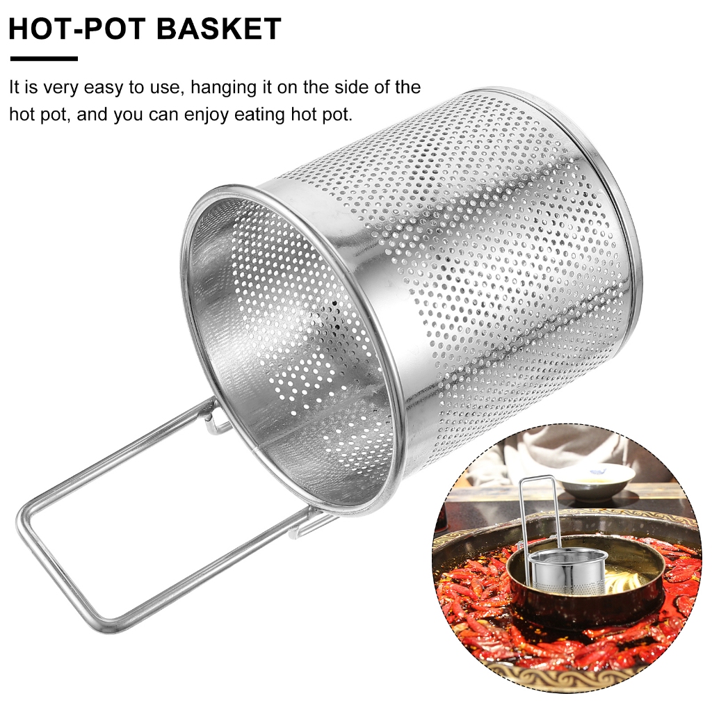 [READY STOCK] Noodles Pasta Insert Basket Spaghetti Strainer Hot Pot ...