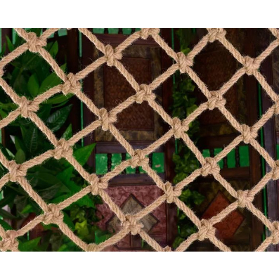 Hemp rope grid, decorative ceiling, partition net, climbing net, scenic ...