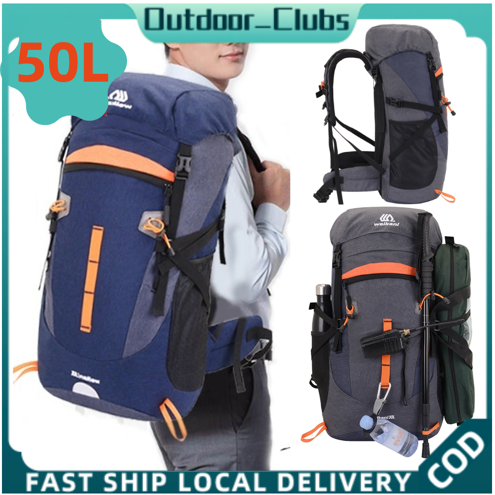 【weikani】 50 L Outdoor Sport Backpack Waterproof Mountaineering ...