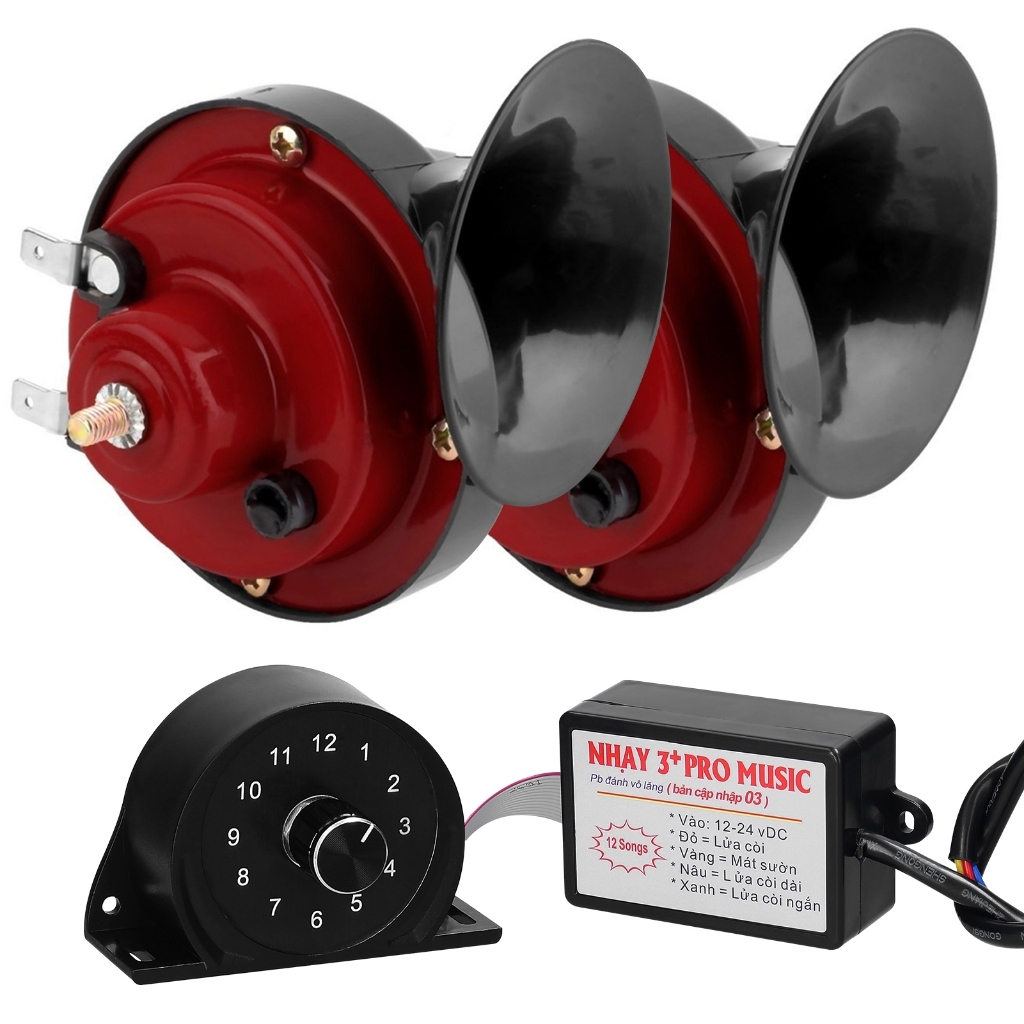 [2024 New] 12 V Universal Double Tone Horn Car Motorcycle Air Horn Loud ...