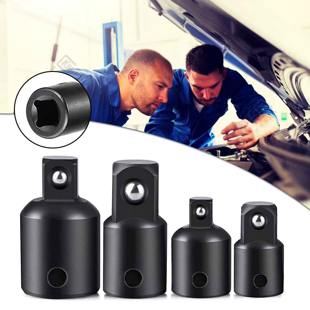 New 4pcs 3/8" to 1/4" 1/2" Drive Ratchet Socket Adapter Reducer Air ...