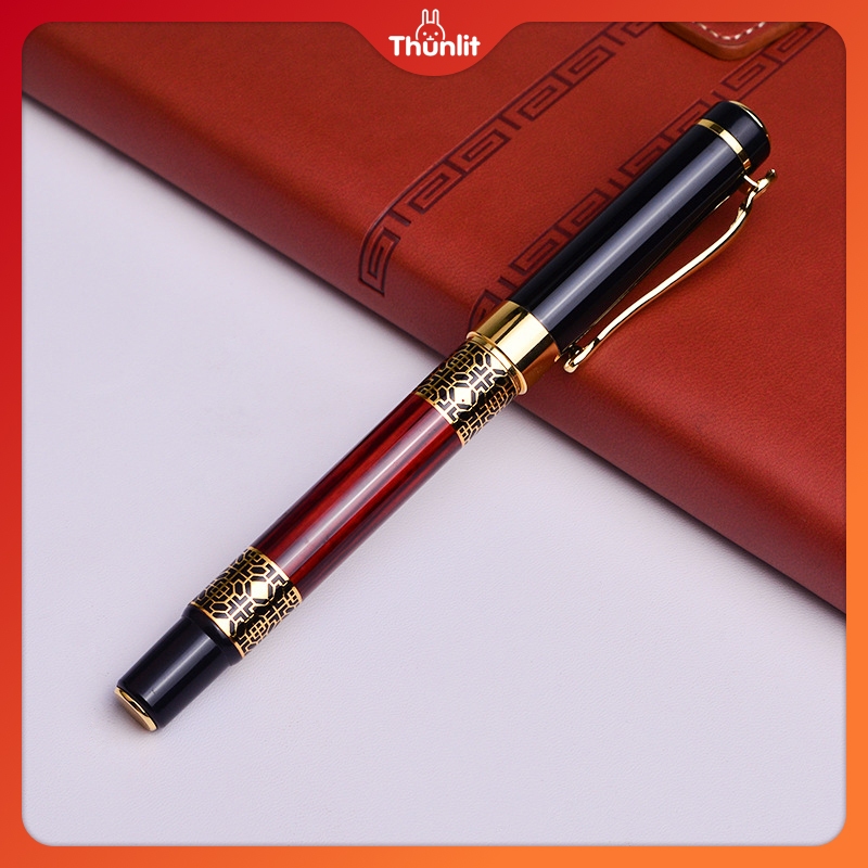 Thunlit Calligraphy Fountain Pen with Golden Gift Box Creative 0.5mm ...