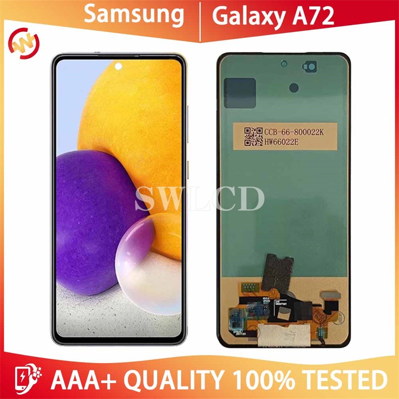 For Samsung Galaxy A72 4G LCD Display Screen touch Replacement Cellphone LCD A725 A725F | Shopee ...