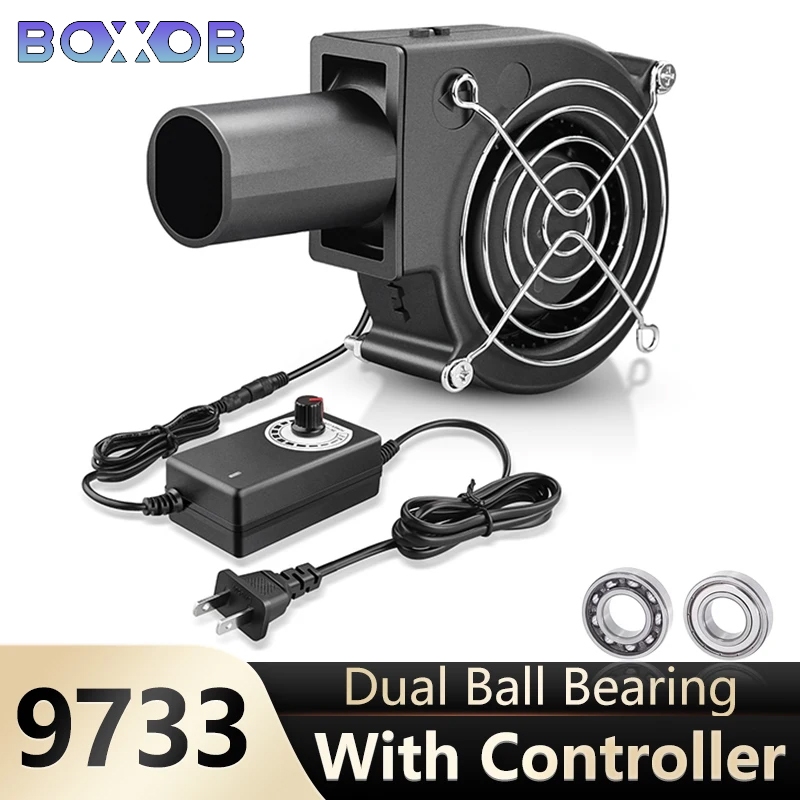 【Ready stock】Portable blower fan for kalan 9733 12V BBQ Wood Stove ...