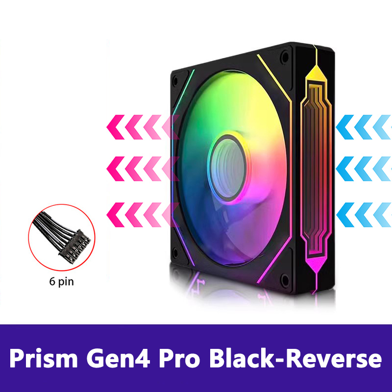 Jungle Leopard Prism GEN4 Pro RGB CPU Fan 6PIN 120mm Infinite Mirror ...