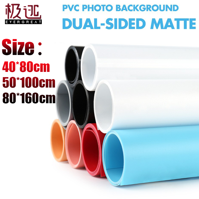 Photography PVC Backdrop 40*80cm/50*100cm/80*160cm Photo Video Background Matte Waterproof ...