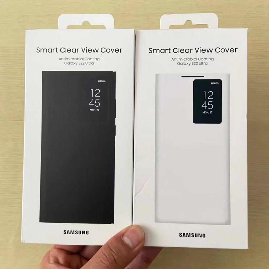 Original Samsung S22 Ultra S-View Flip Smart Case For Galaxy S22 Plus ...