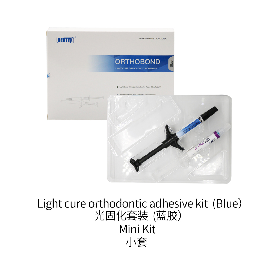Dental Blue Glue Orthodontic Adhesive Light Cure Band Cement Shade Blue ...