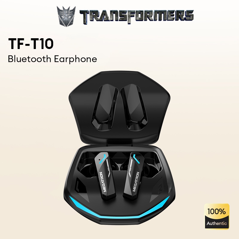 Transformers TF-T10 Bluetooth Earphone HD Call HIFI Surround Smart touch Low Latency Long Life ...