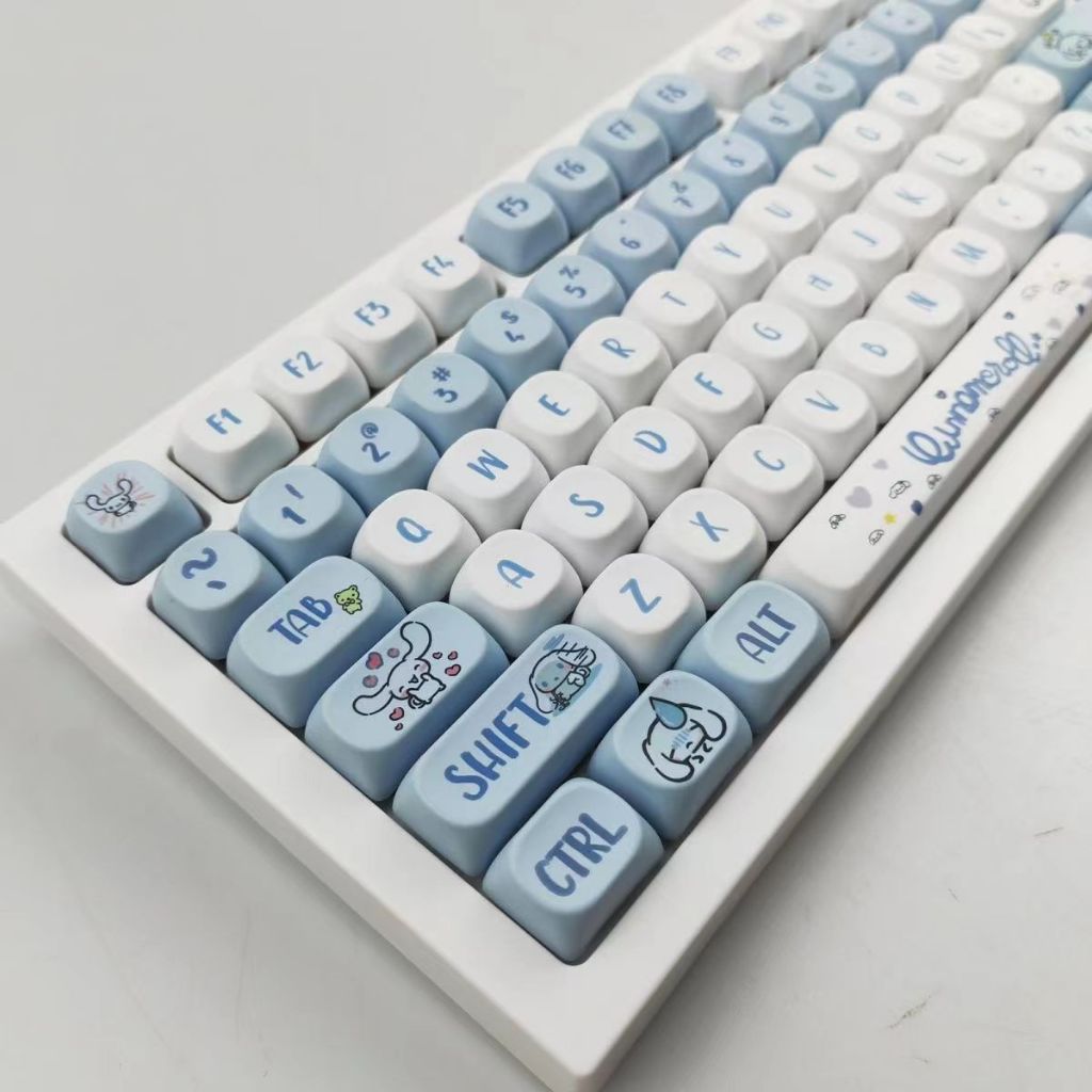 【Keycap Only】Sanrio Cinnamoroll Keycap 129 Keys MOA Profile PBT ...