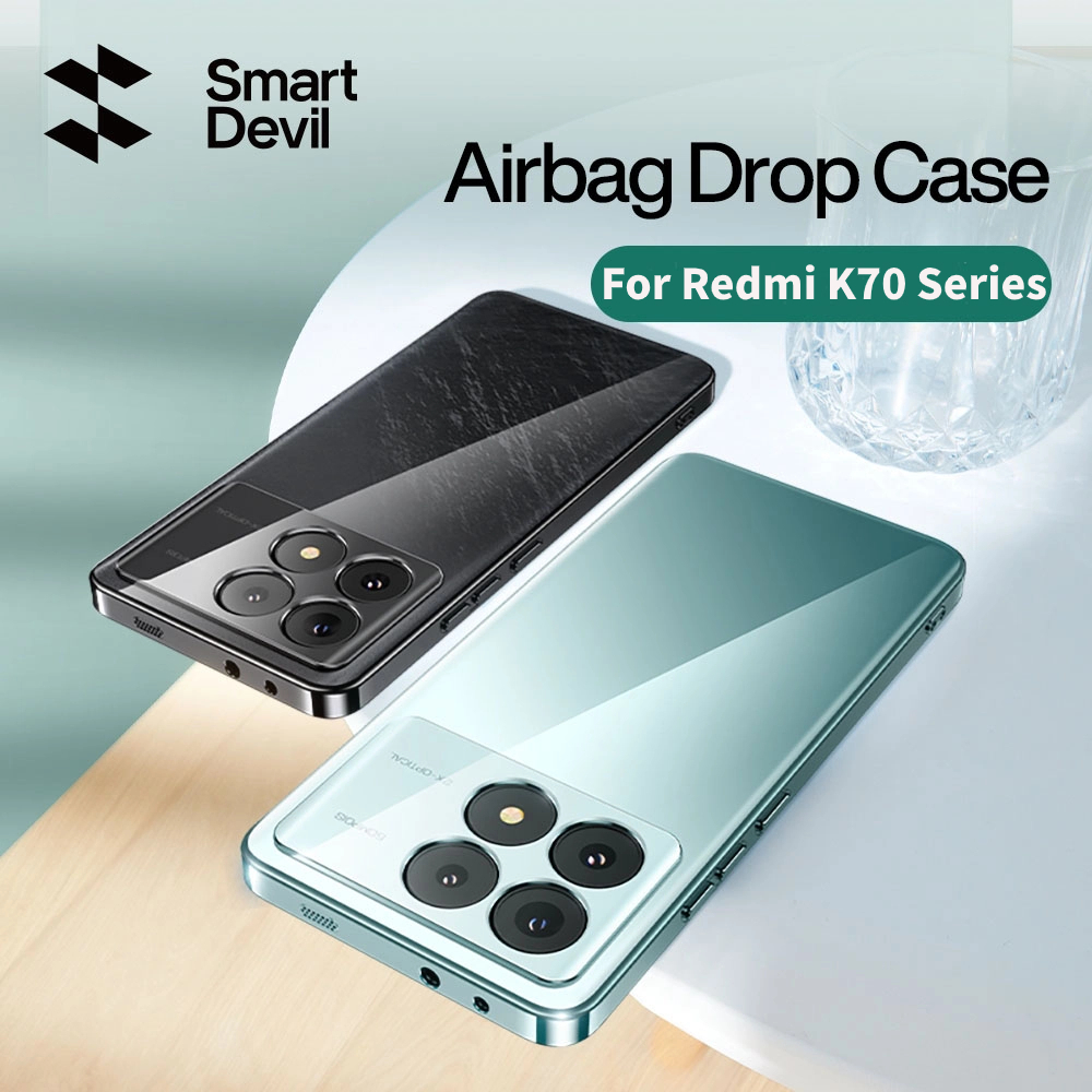SmartDevil Transparent Silicone Soft Case For Redmi K70/K70E Lens All ...