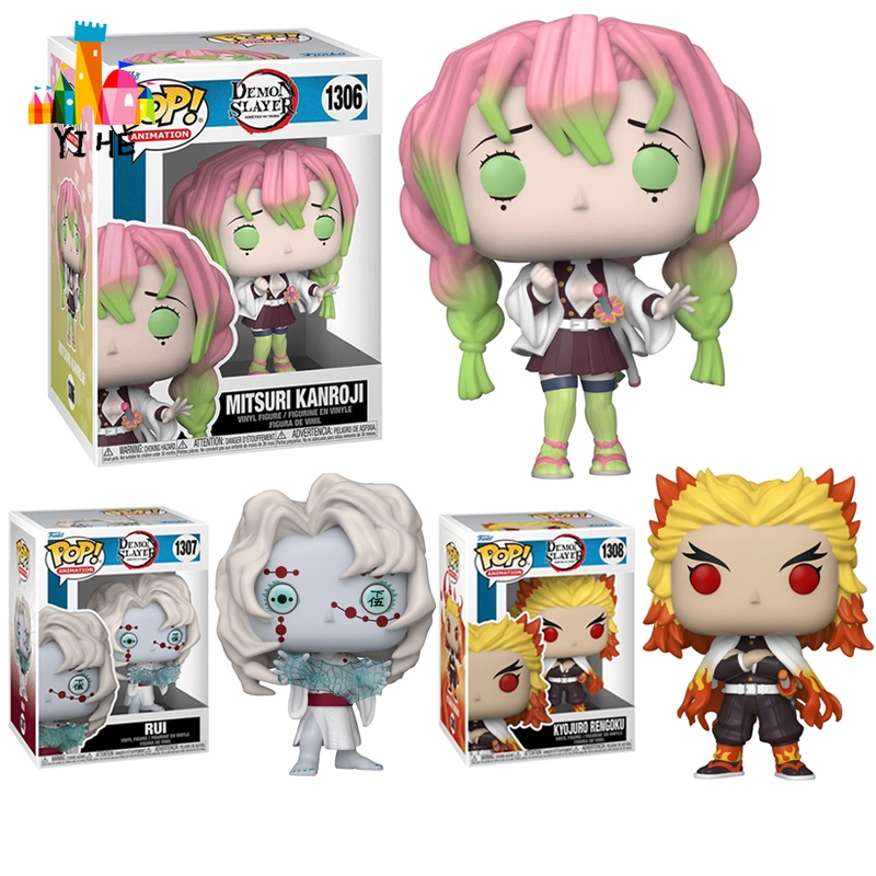 Gift Protector Funko Pop Demon Slayer Mitsuri Kanroji Rui Kyojuro Rengoku Character Vinyl Figure ...