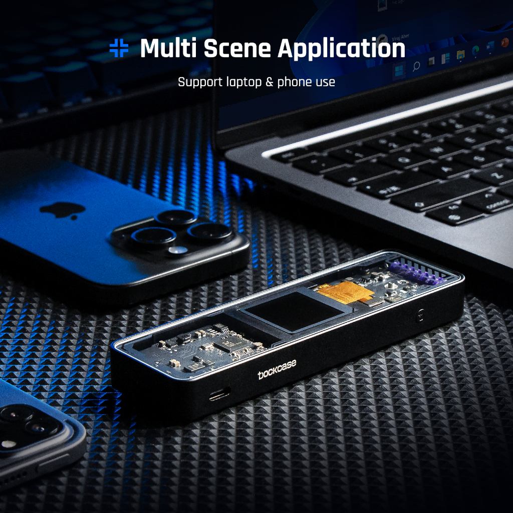 DOCKCASE Explorer Edition M.2 NVMe SSD Enclosure,Support 10s PLP ...