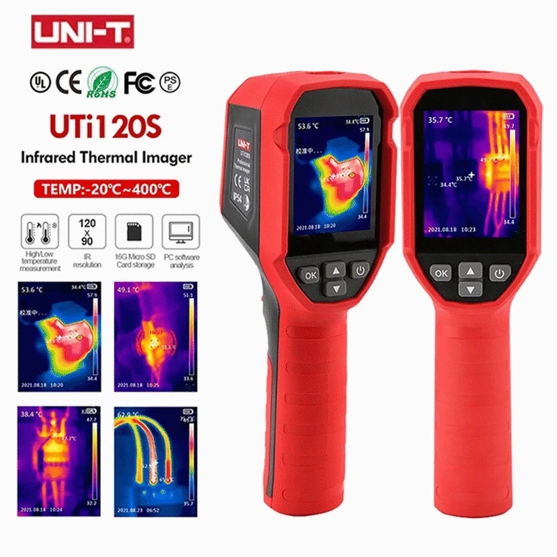 UNI-T UTi120S 120 × 90 resolution Infrared Thermal Imager Thermal ...