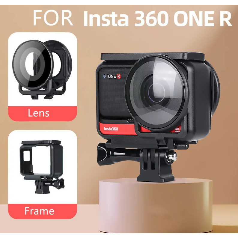 Panoramic Camera Dual-Lens Guards Cap Frame Protective Case Anti-drop ...