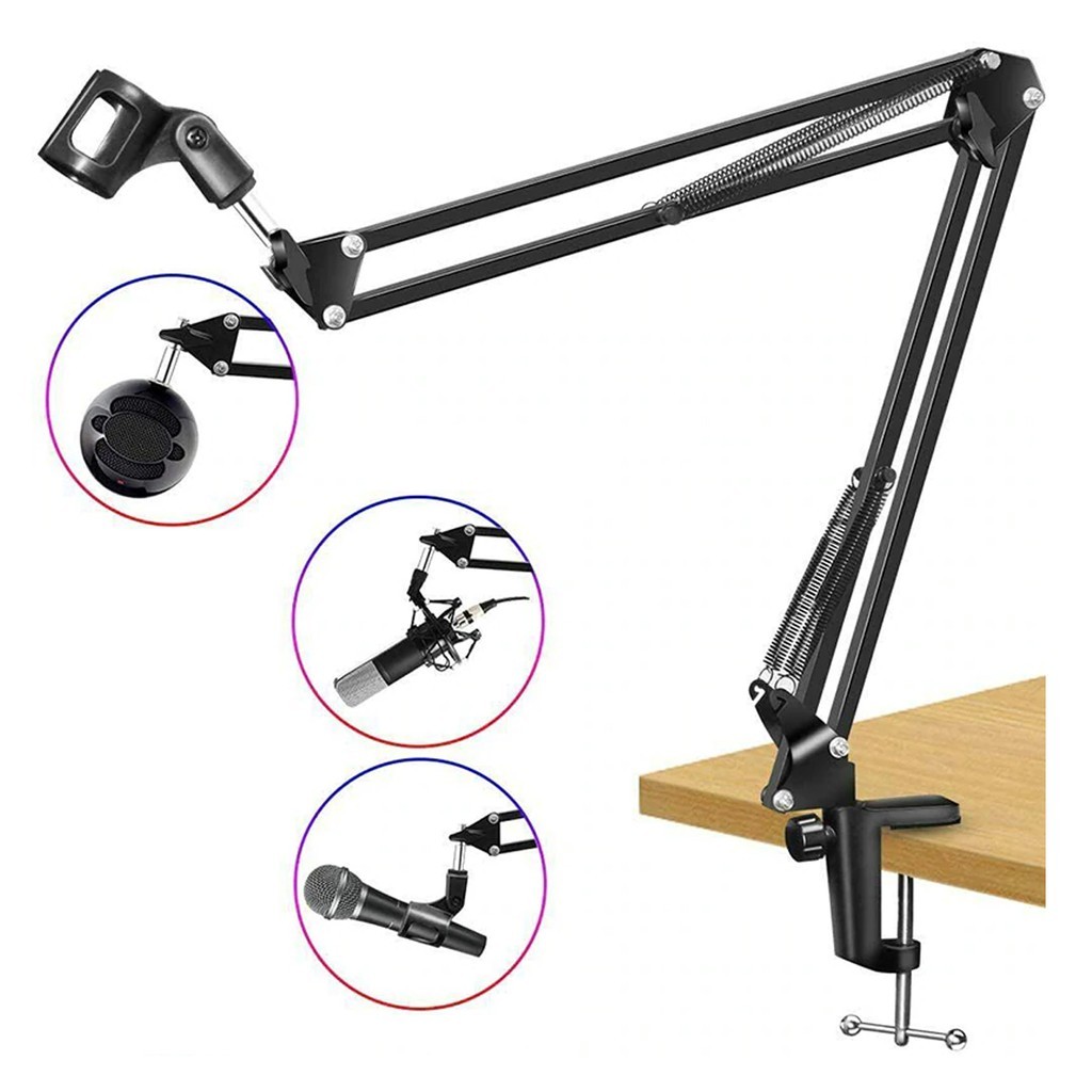 Kusky TD30 Microphone Stand Holder Bracket Mic Stand Professional ...