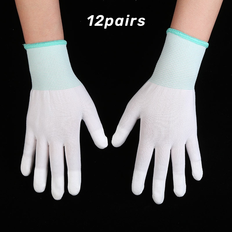 12Pairs Car Vinyl Wrap Gloves Anti-Static Window Tint Film Install ...