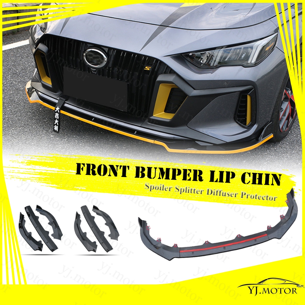 For 2023 GAC Empow Front Bumper Lip Splitter Trim Spoiler Diffuser Body ...