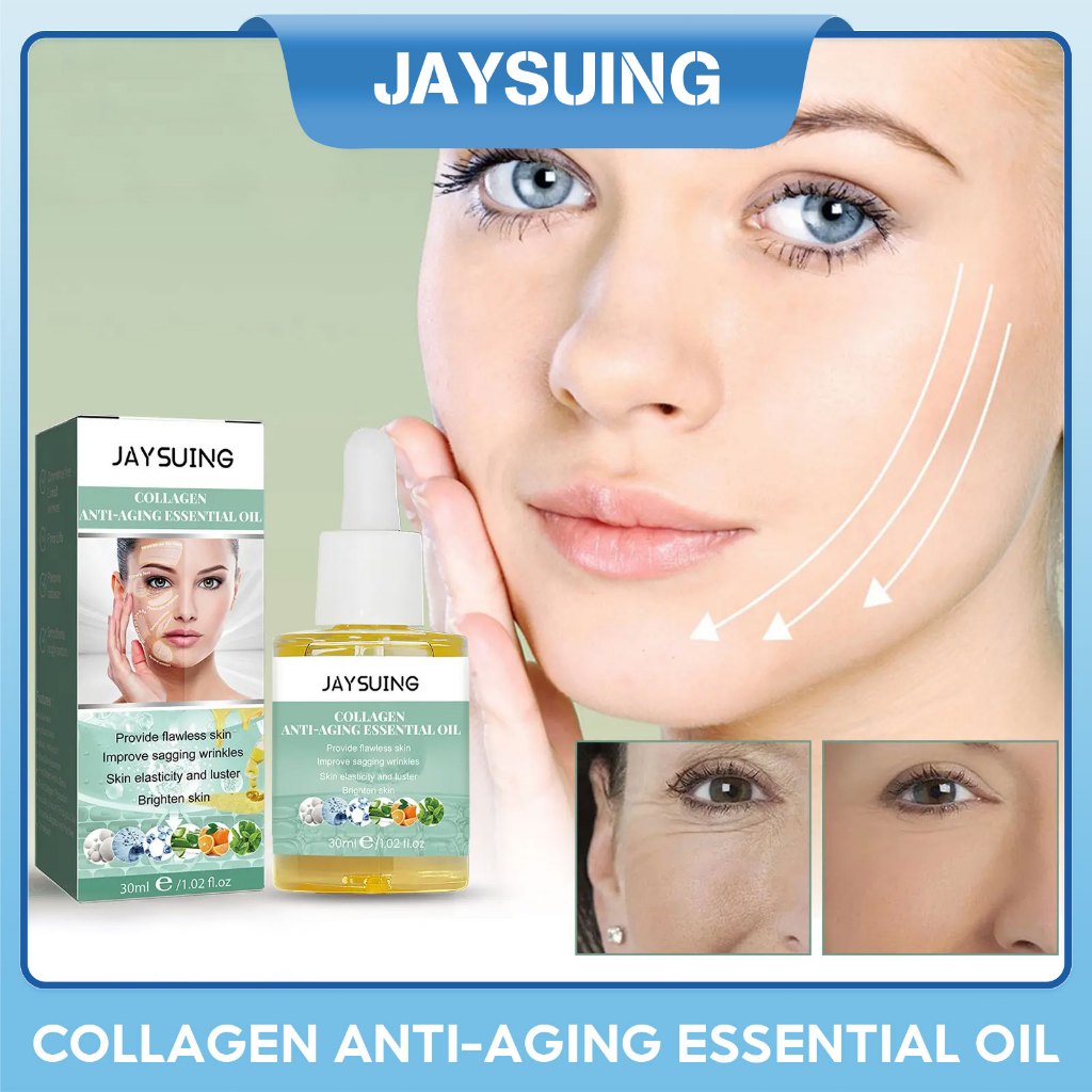 Jaysuing Collagen Anti-Aging Essential Oil 30ml Effective Non-irritating Whitening Significant ...