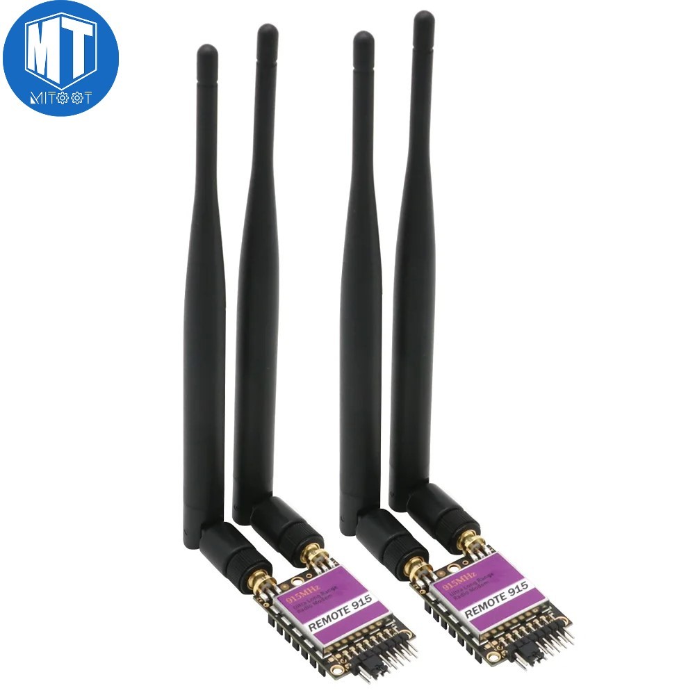 2pcs Over 40km Ultra Long Range RDF900 915Mhz Radio Modem Remote 900 ...