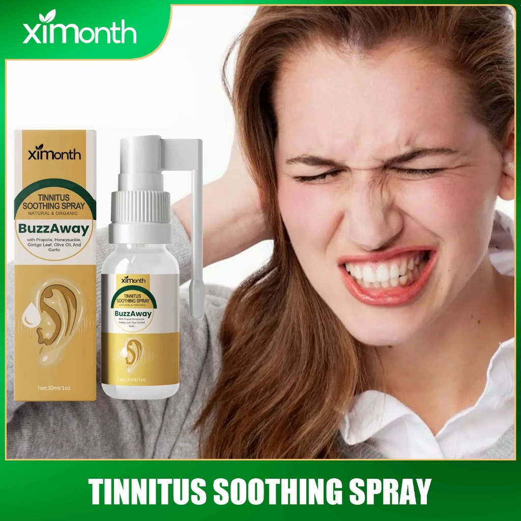 Ximonth Tinnitus Soothing Spray Anti-Tinnitus Liquid Deafness Swelling ...