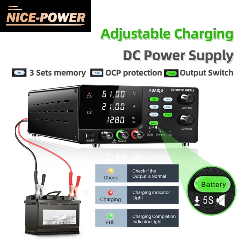 NICE-POWER Battery Charging Power Supply 3-Memory 600W Voltage ...