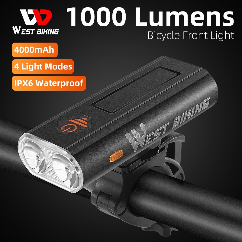 WEST BIKING 1000/1200/1300 Lumens Bike Light Original Bicycle Light ...