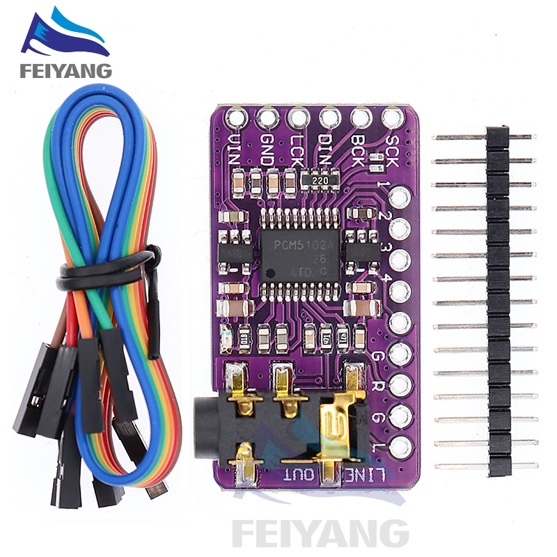 Interface I2S PCM5102A DAC Decoder GY-PCM5102 I2S Player Module For ...