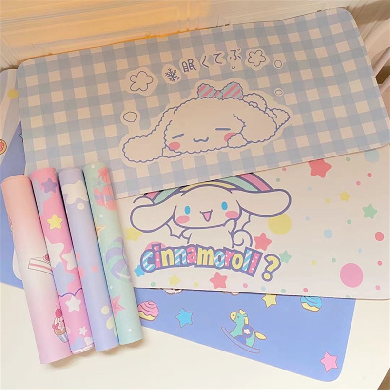 Sanrio Cinnamoroll Cartoon PU Desktop Computer Desk Mat Cute Melody ...