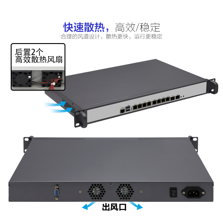 1u Rack Firewall Router Intel Core I3 3110m I5 3210m I7 3610qm Network Server Intel 8