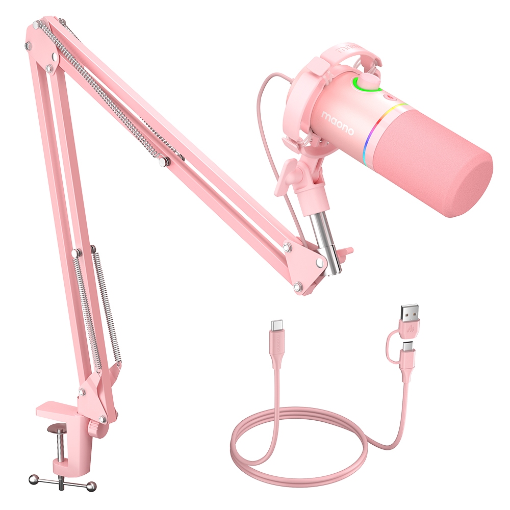 Maono PD200XS Dynamic Microphone USB/XLR Dual Mode Microphone Podcast ...