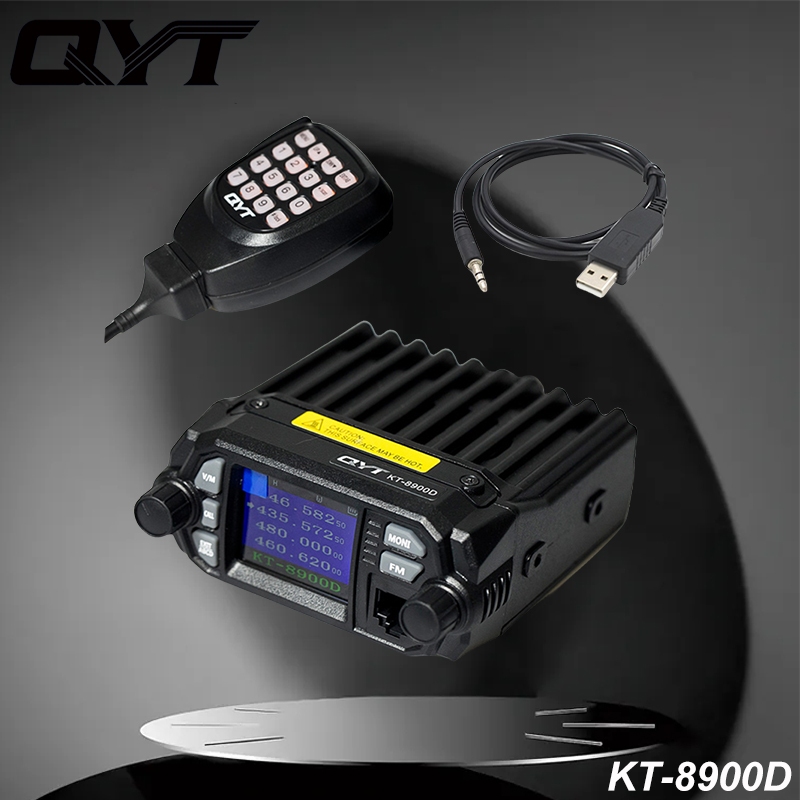 QYT Base Radio Quad Display KT-8900D Dual Band 25W VHF/UHF 136-174/400 ...