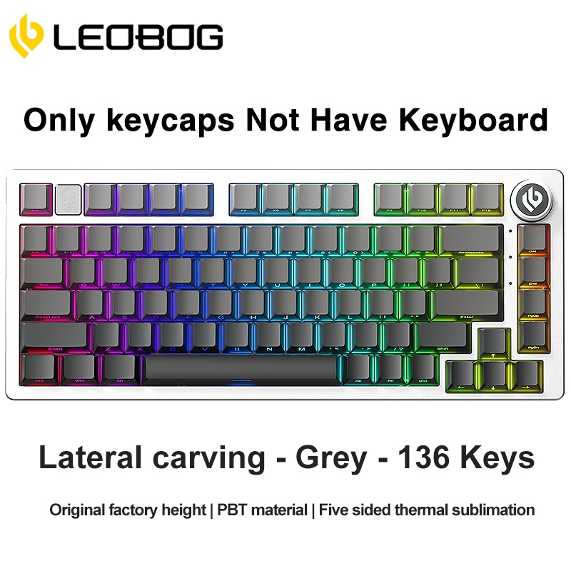AULA F75 Mechanical Keyboard 75% 80 Key RGB Tri-Mode Wired Bluetooth 2 ...