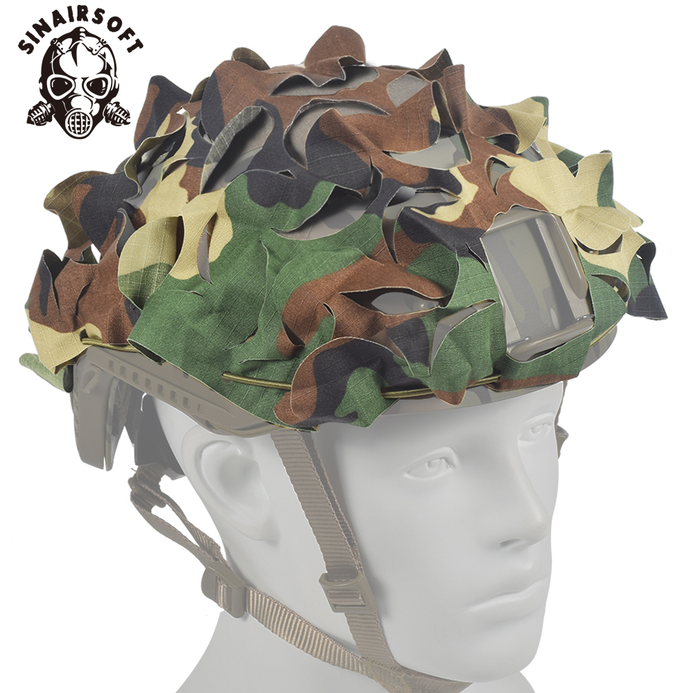 SINAIRSOFT FAST Combat Helmet Camouflage Cloth Outdoor 3D Camouflage ...