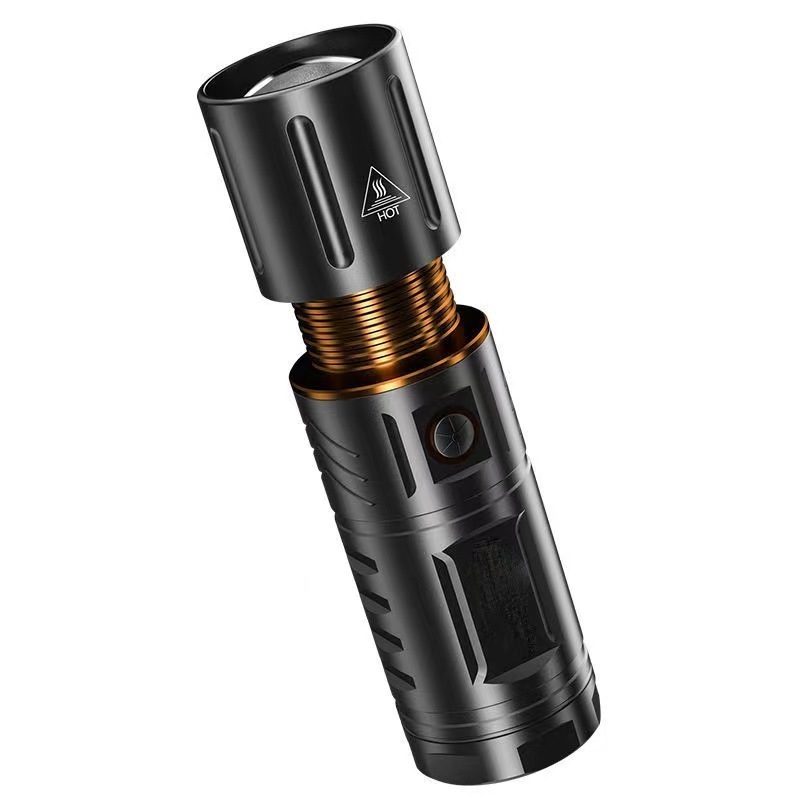 Super Bright USB Mini Flashlight Rechargeable Multifunctional Flash ...