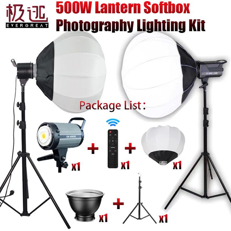 500W LED Video Lights 3200-5600K Pgotography Continuous LED Lighting ...