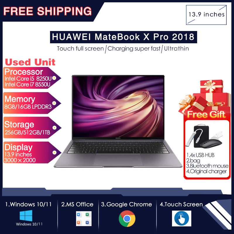Huawei/Huawei MateBook X Pro Business Office Narrow Border Touch Screen ...