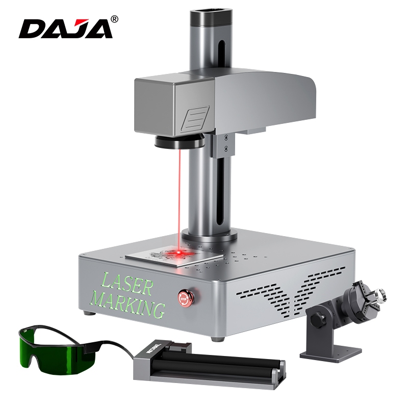 DAJA S4 Fiber Laser Marking Machine Automatic All-metal Fast Engraving ...