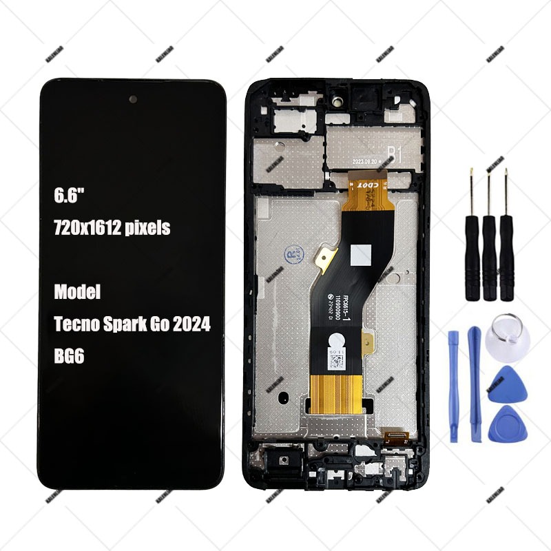 For Tecno Spark Go 2020 2021 2022 2023 2024 LCD Display Touch Screen Digitizer Assembly ...