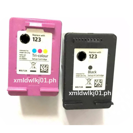 New HP 123 Black Tri-color Original Cartridge refillable add ink 2130 ...