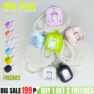 KY8 PLUS Earbuds (2 Freebies: 1 Silicon Case+1 Pearl Style Lanyard) 6 ...