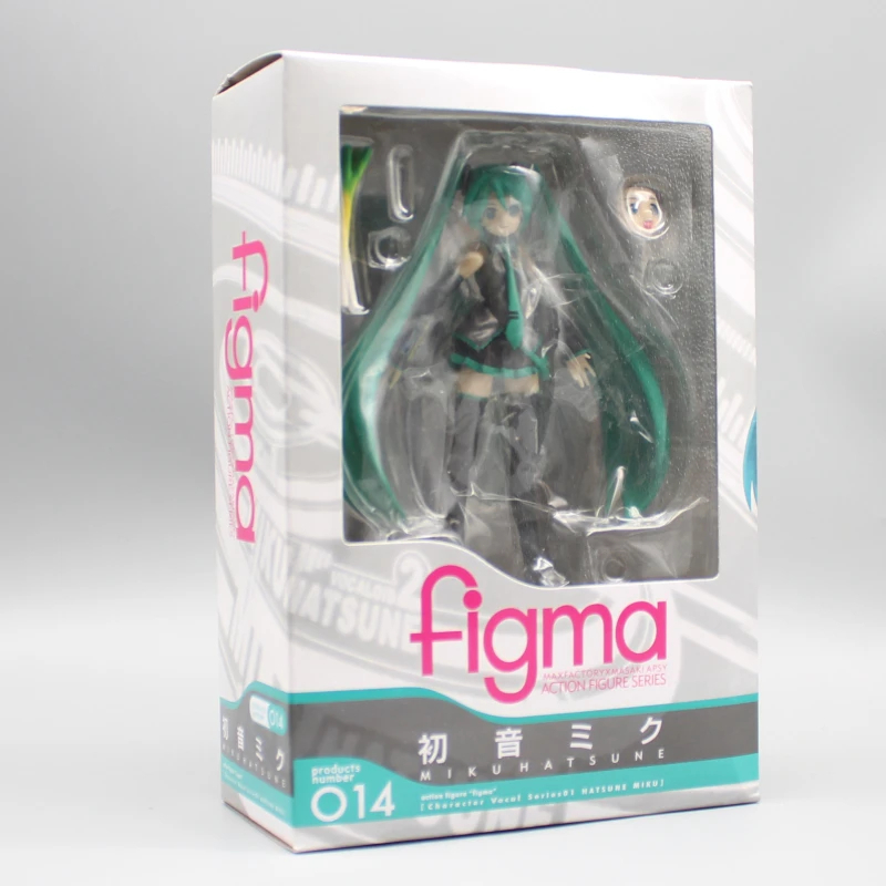 Hatsune Miku FIGMA 014 Action Figure Toys Anime MIKU Figurine Manga ...
